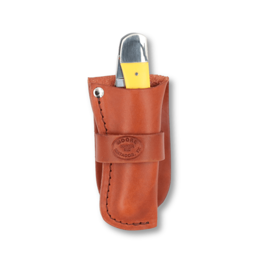 3239FH - 5 1/4" YELLOW DELRIN FOLDING HUNTER - Moore Maker Wholesale